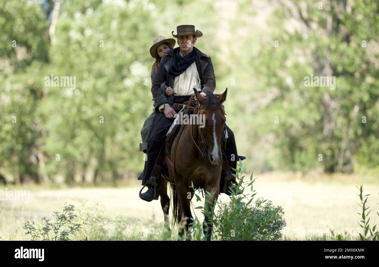 Nicolas Cage Riding A Horse
