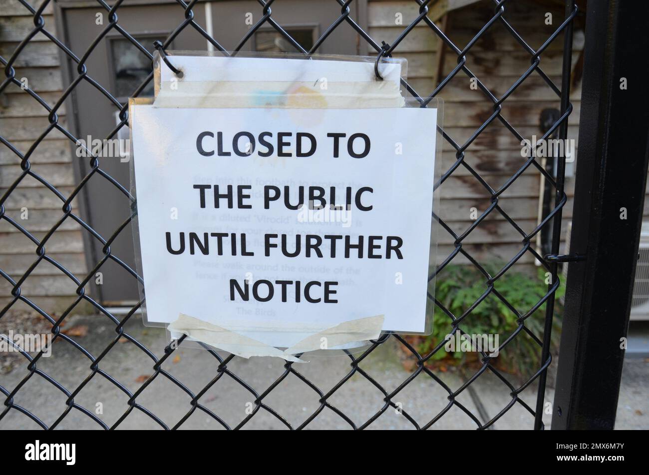 Notice signage hi-res stock photography and images - Alamy