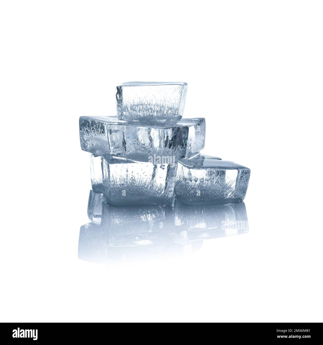 Ice cubes isolated fridge Cut Out Stock Images & Pictures - Alamy