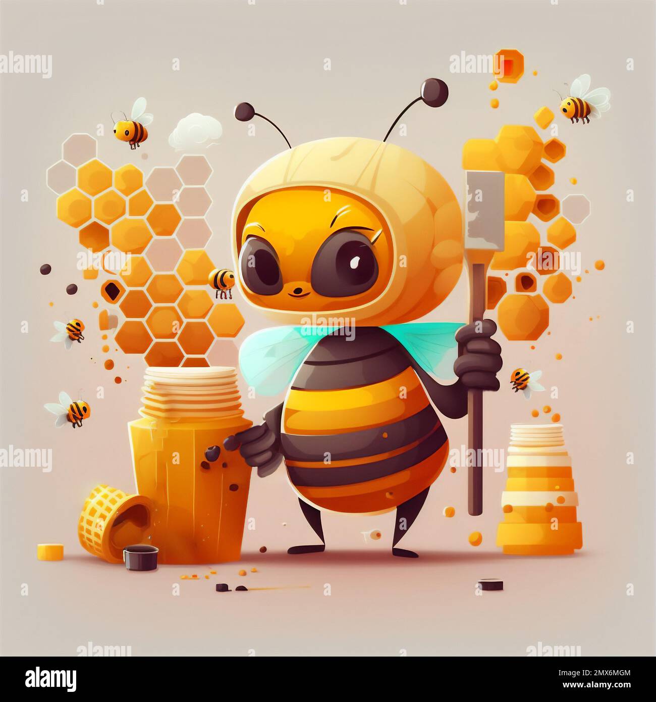 Beehive logo hi-res stock photography and images - Alamy