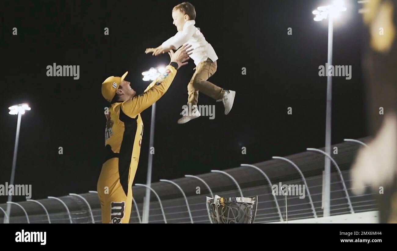 ROWDY, Kyle Busch with son Brexton, 2022. © Amazon Studios / Courtesy ...