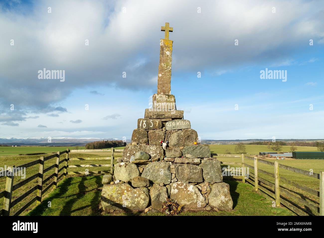 Maggie Wall Witch Monument, Maggie Wall was burned here in 1657 as a ...