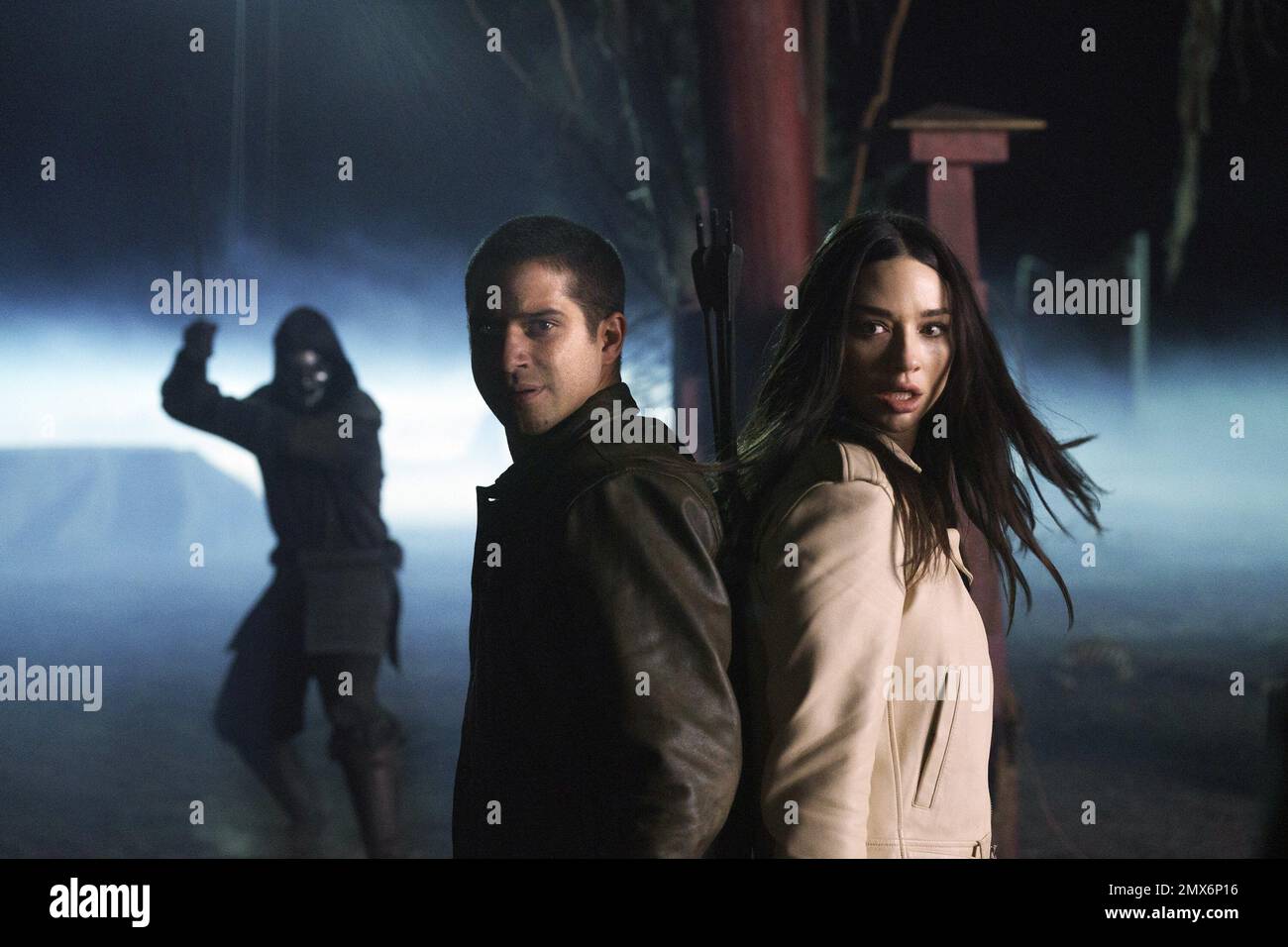 TEEN WOLF: THE MOVIE, from left: Tyler Posey, Crystal Reed, 2023. ph ...