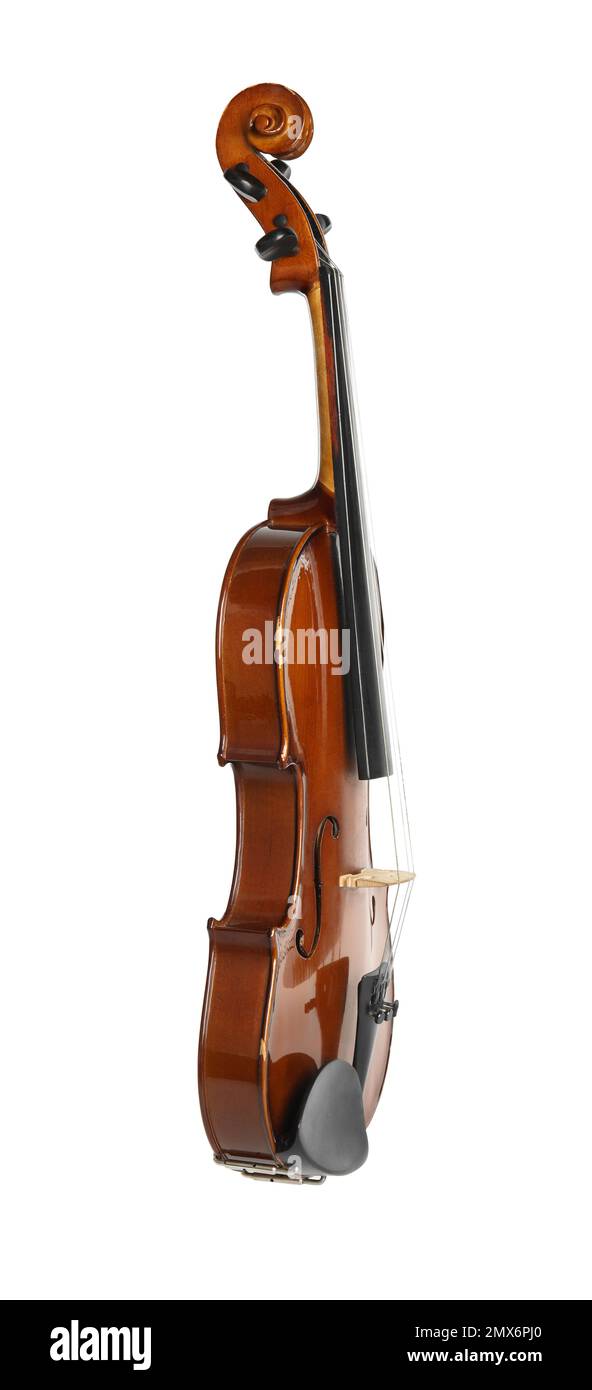 Classic violin isolated on white. Musical instrument Stock Photo - Alamy