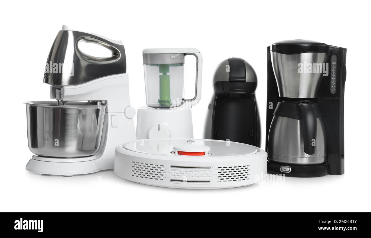 Set kitchen appliances electric Cut Out Stock Images & Pictures - Alamy