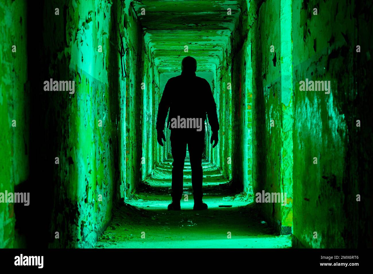 Creepy Silhouette Of A Man