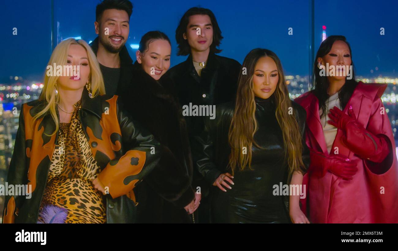 BLING EMPIRE: NEW YORK, from left: Tina Leung, Richard Chang, Vika ...