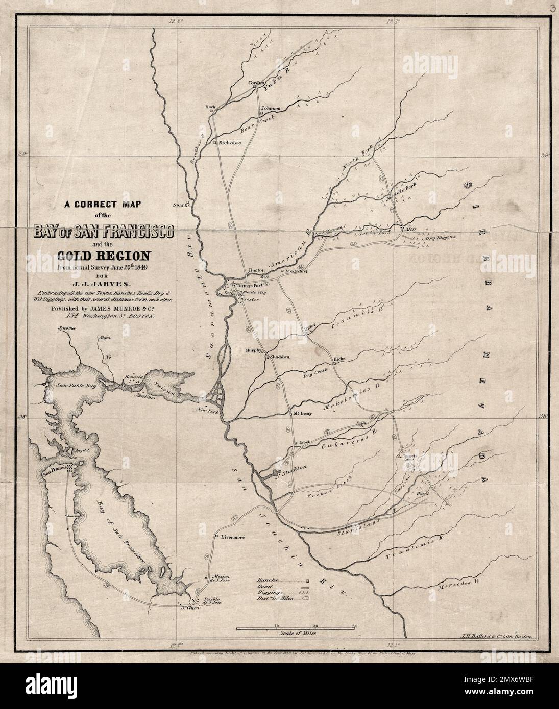 1818 usa map hi-res stock photography and images - Alamy