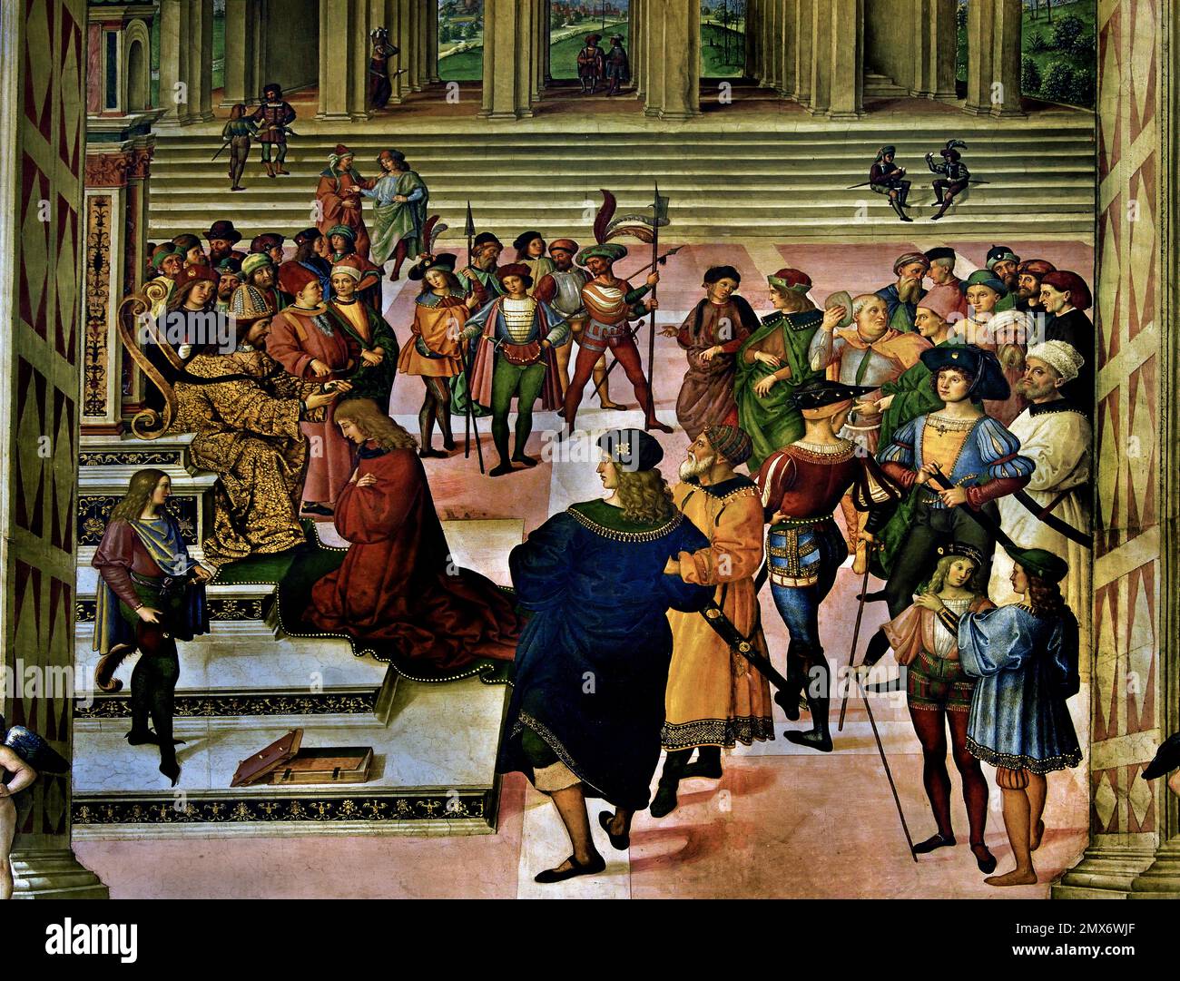 Frederick III Crowning Enea Silvio Piccolomini with a Laurel Wreath ...