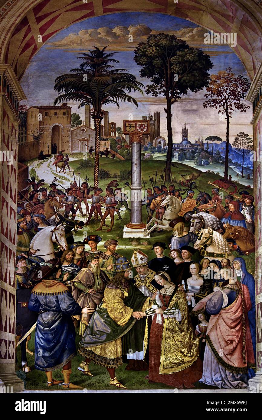 Enea Silvio Piccolomini Presents Frederick III to Eleonora of Portugal ...