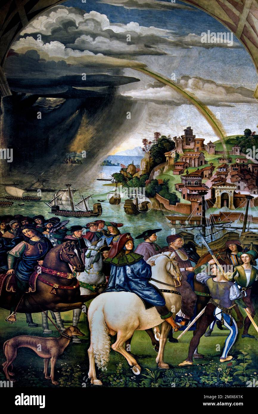 Enea Piccolomini, Leaves for the Council of, Basel, 1502-08, by ...