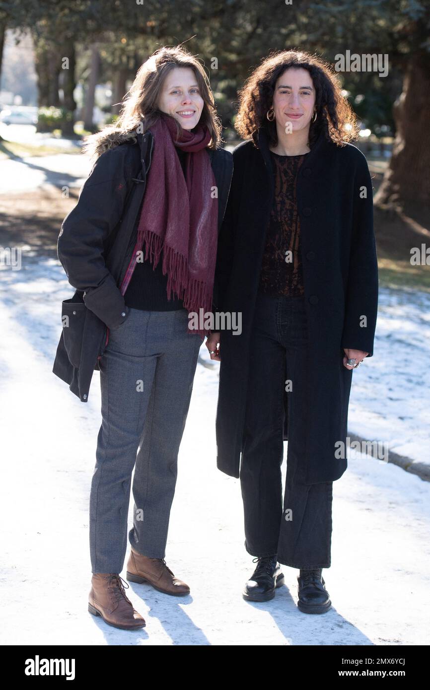 Marion Desseigne-Ravel and Mouna Soualem attending the Le Horla ...