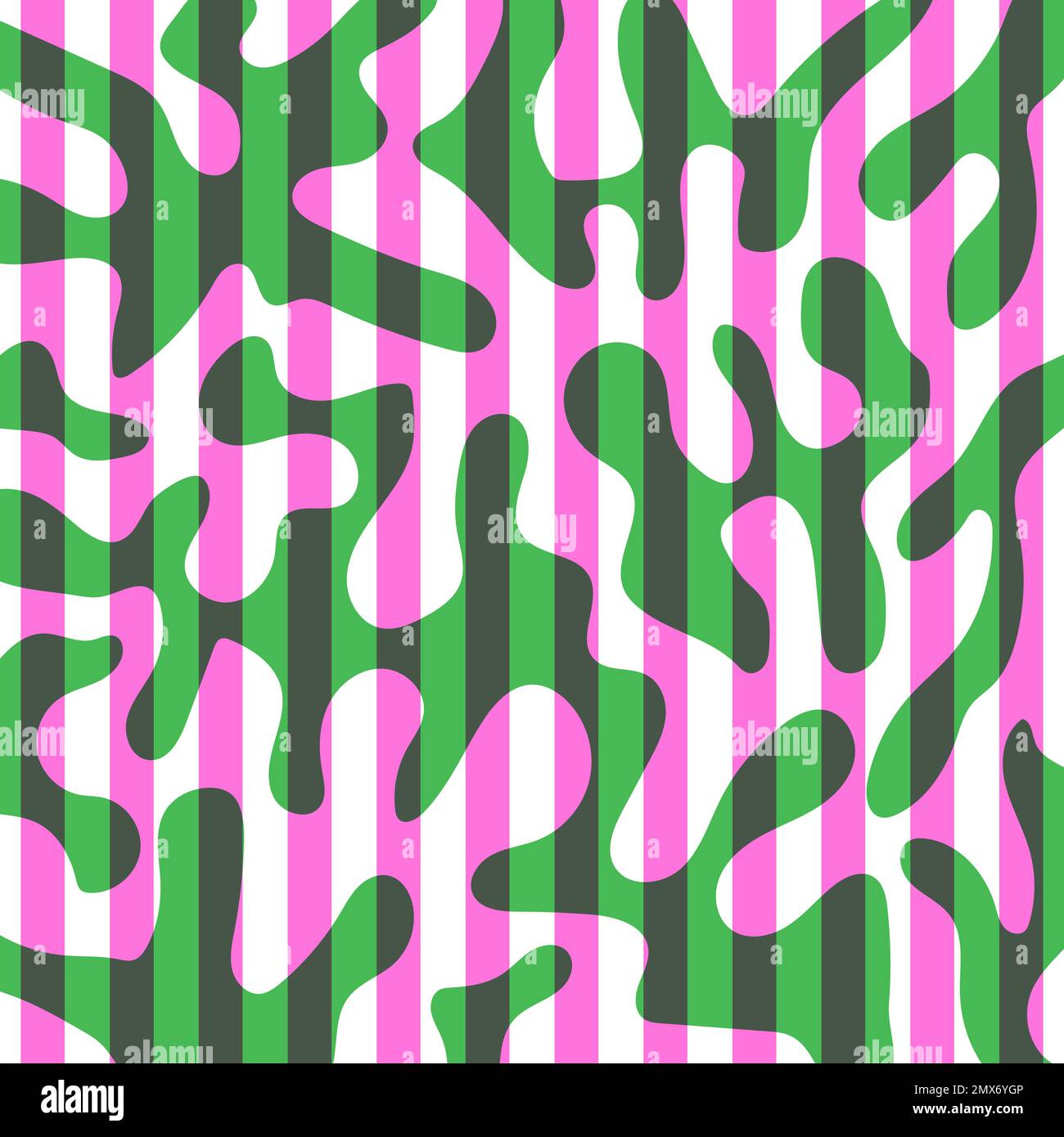 Colorful geometric shape background in trendy riso graph print texture ...