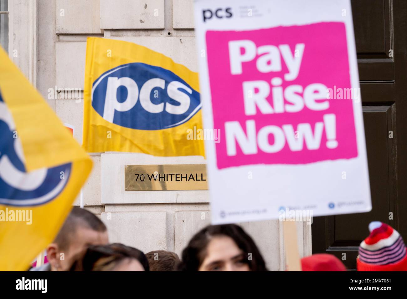 Some of the 100,000 members of the Civil Service 'Public and Commercial ...