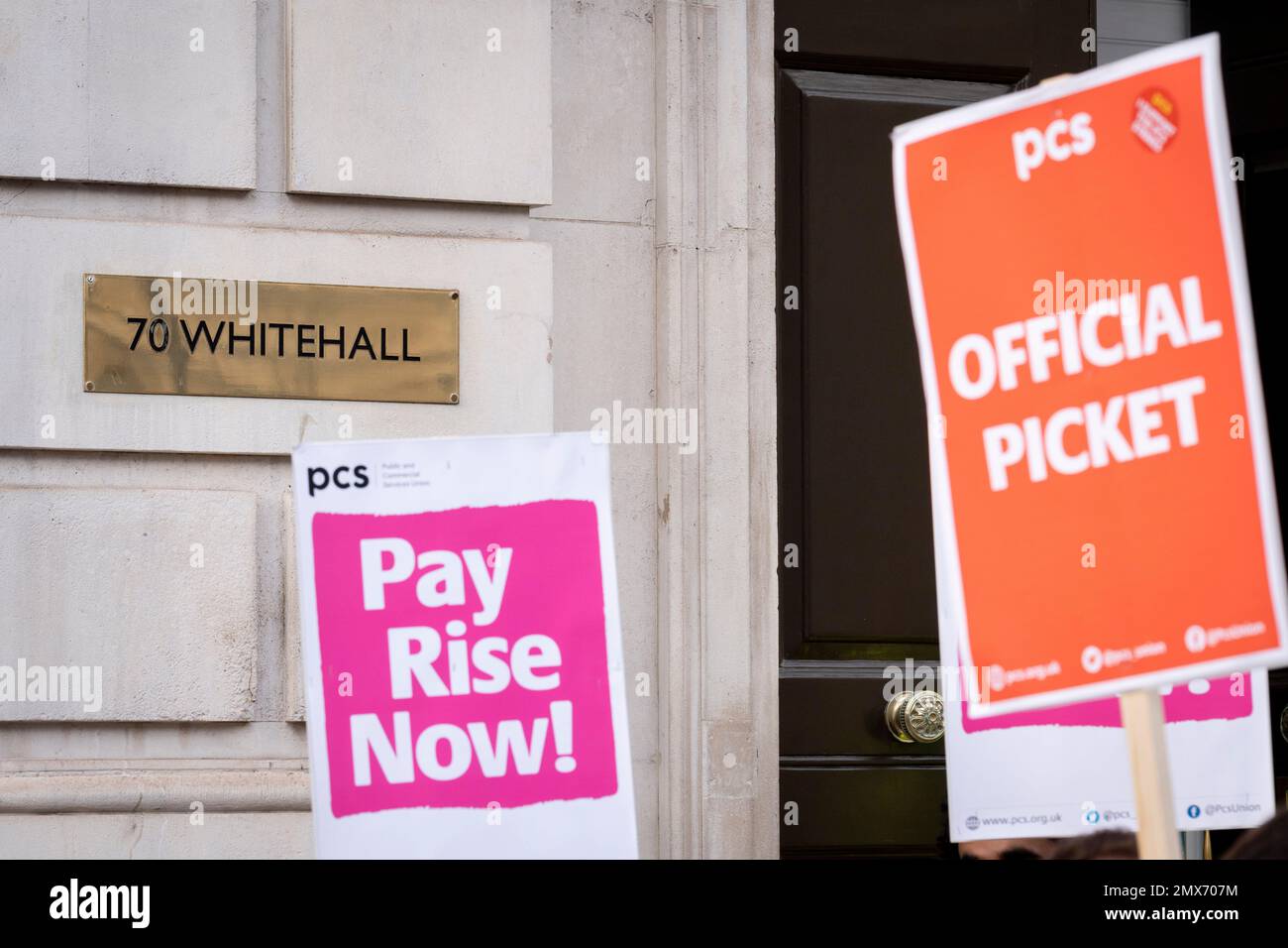 Some of the 100,000 members of the Civil Service 'Public and Commercial ...
