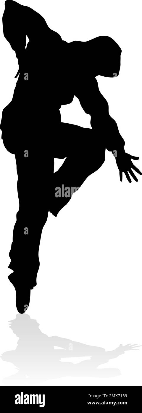 Street Dance Dancer Silhouette Stock Vector Image & Art - Alamy