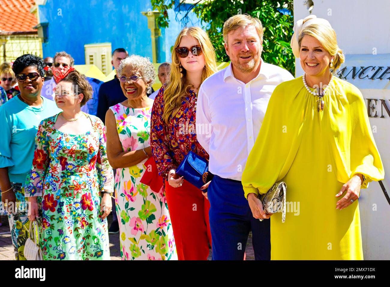 Curacao - 2 Feb 2023, King Willem-Alexander and Queen Maxima of the ...