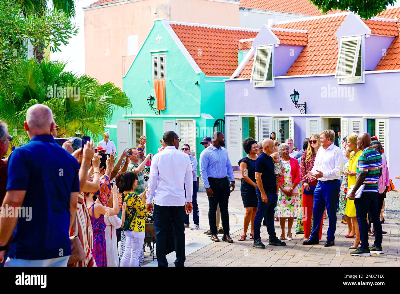 Curacao - 2 Feb 2023, King Willem-Alexander and Queen Maxima of the ...