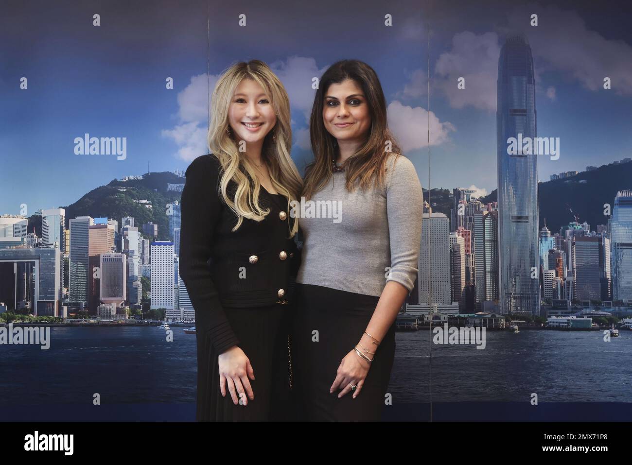 (L to R) Women in Law Hong Kong (WILHK) chair lady Alison Tsai, and ...