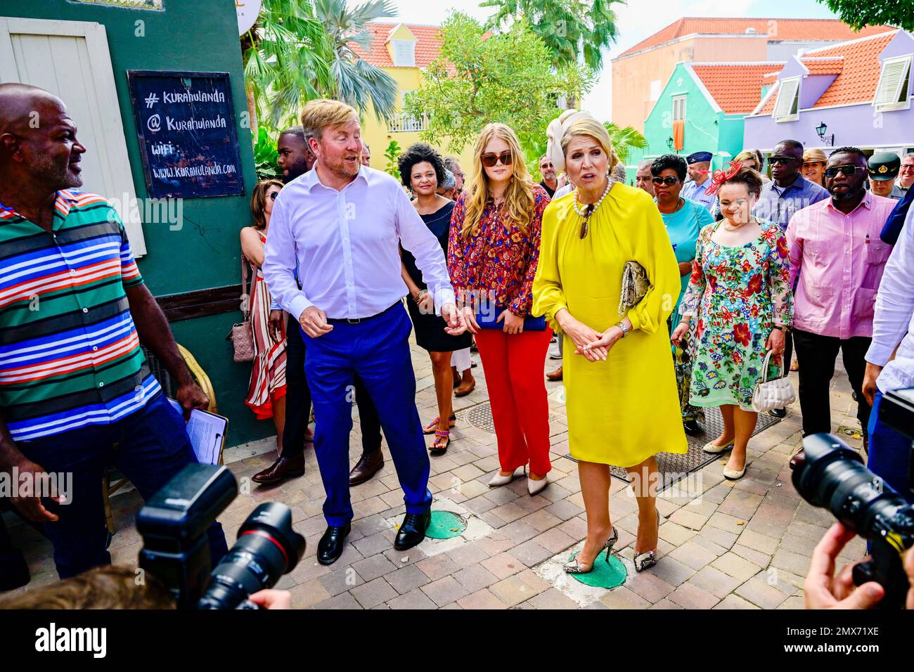 Curacao - 2 Feb 2023, King Willem-Alexander and Queen Maxima of the ...