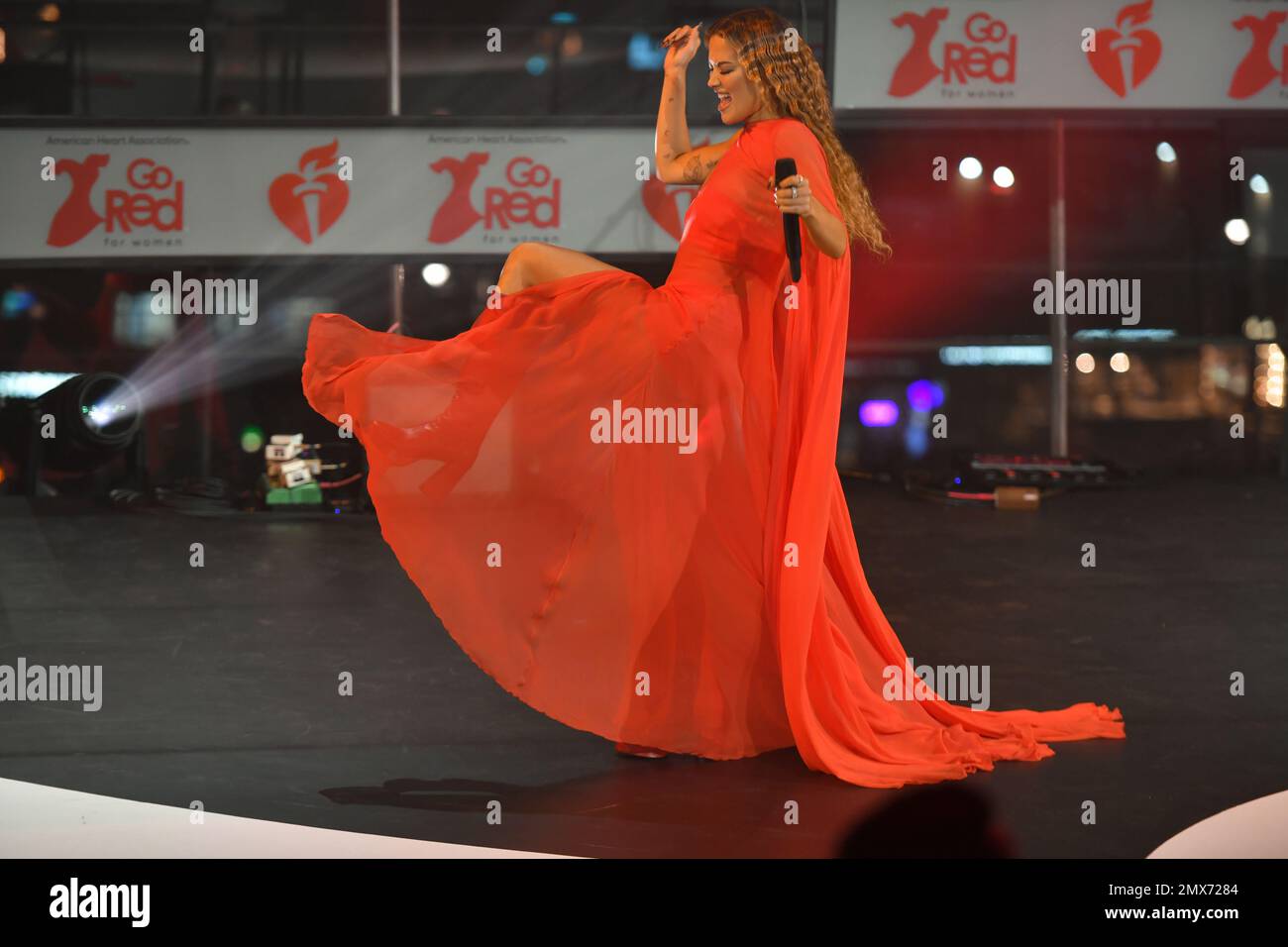 Rita Ora attends The American Heart Association's Go Red for Women Red ...