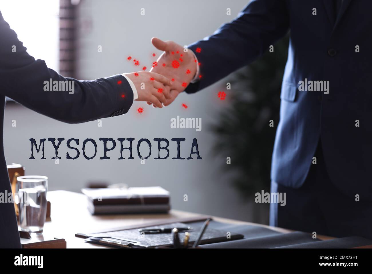 People shaking hands in office, closeup. Mysophobia Stock Photo - Alamy