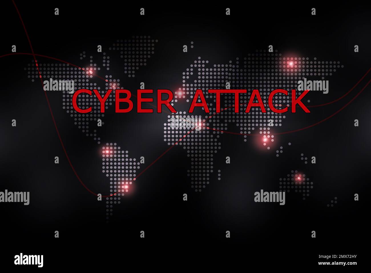 Cyber attack map hi-res stock photography and images - Alamy