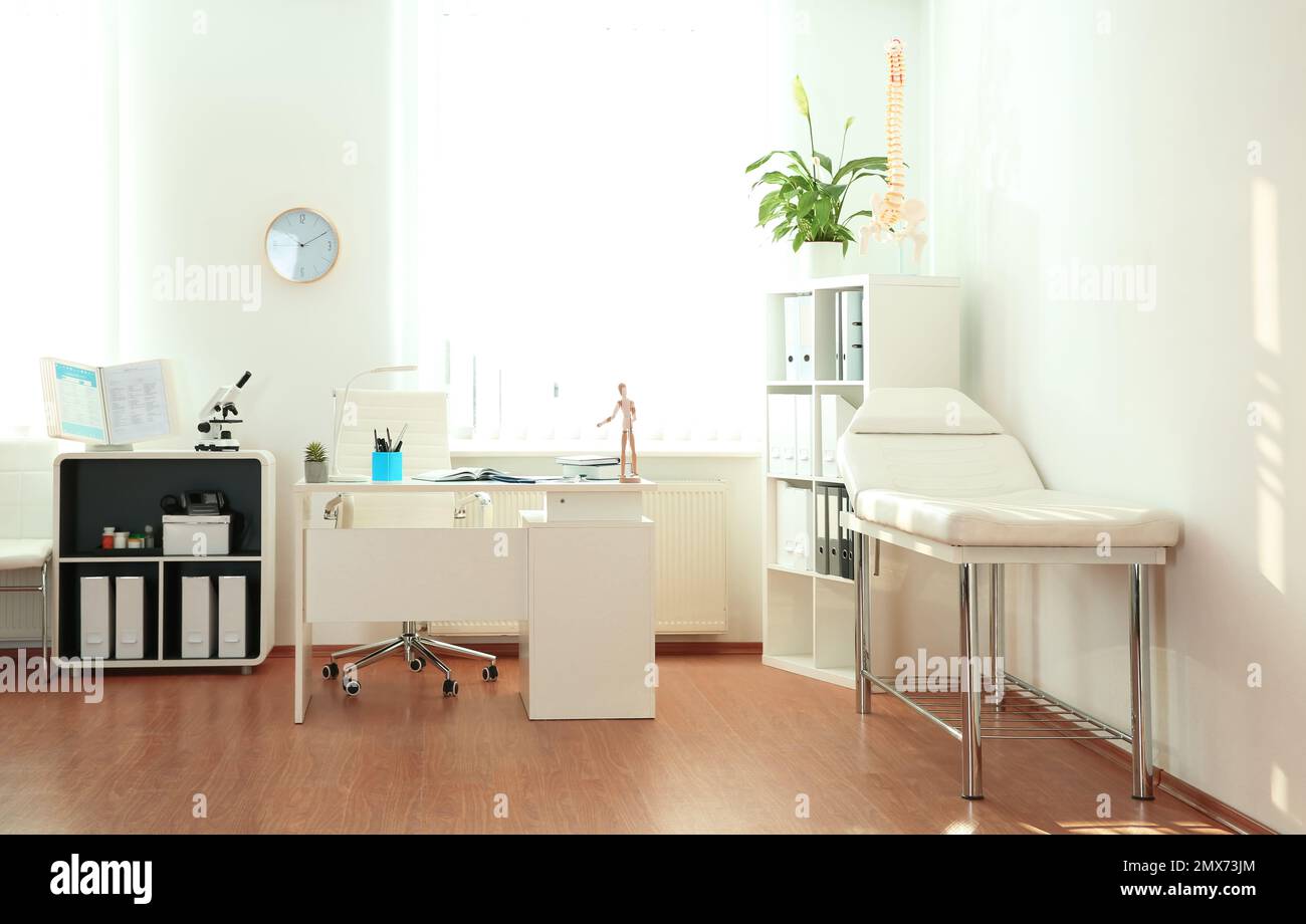 Interior of modern medical office. Doctor's workplace Stock Photo - Alamy