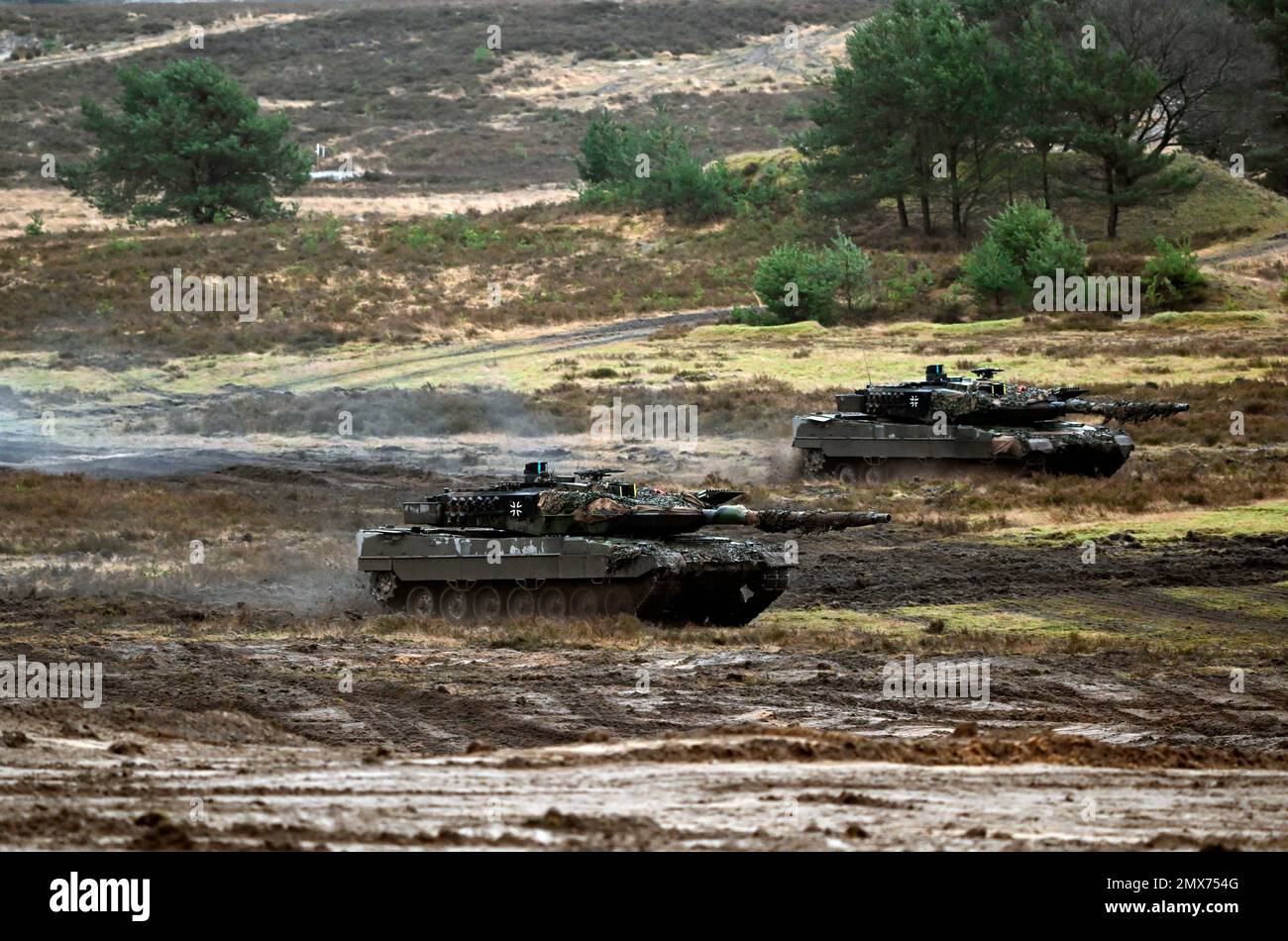 Leopard 2A6 main battle tank of Panzer Battalion 203 Stock Photo - Alamy