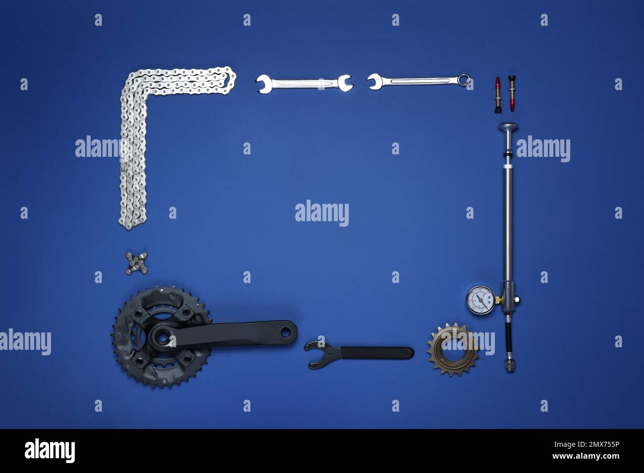 Modern bicycle and accessories shop with repair hi-res stock ...