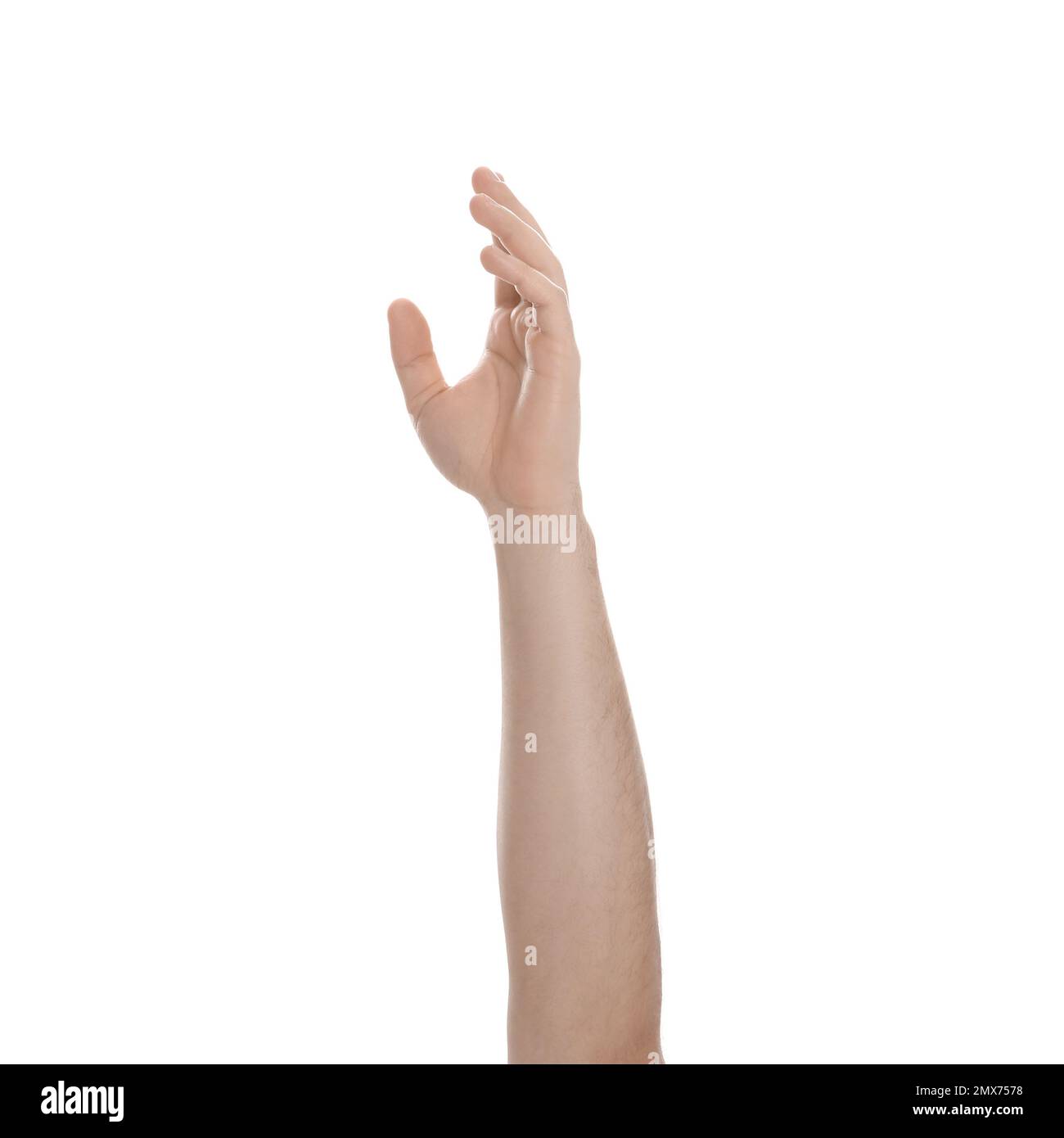 Man extending his palm hi-res stock photography and images - Alamy