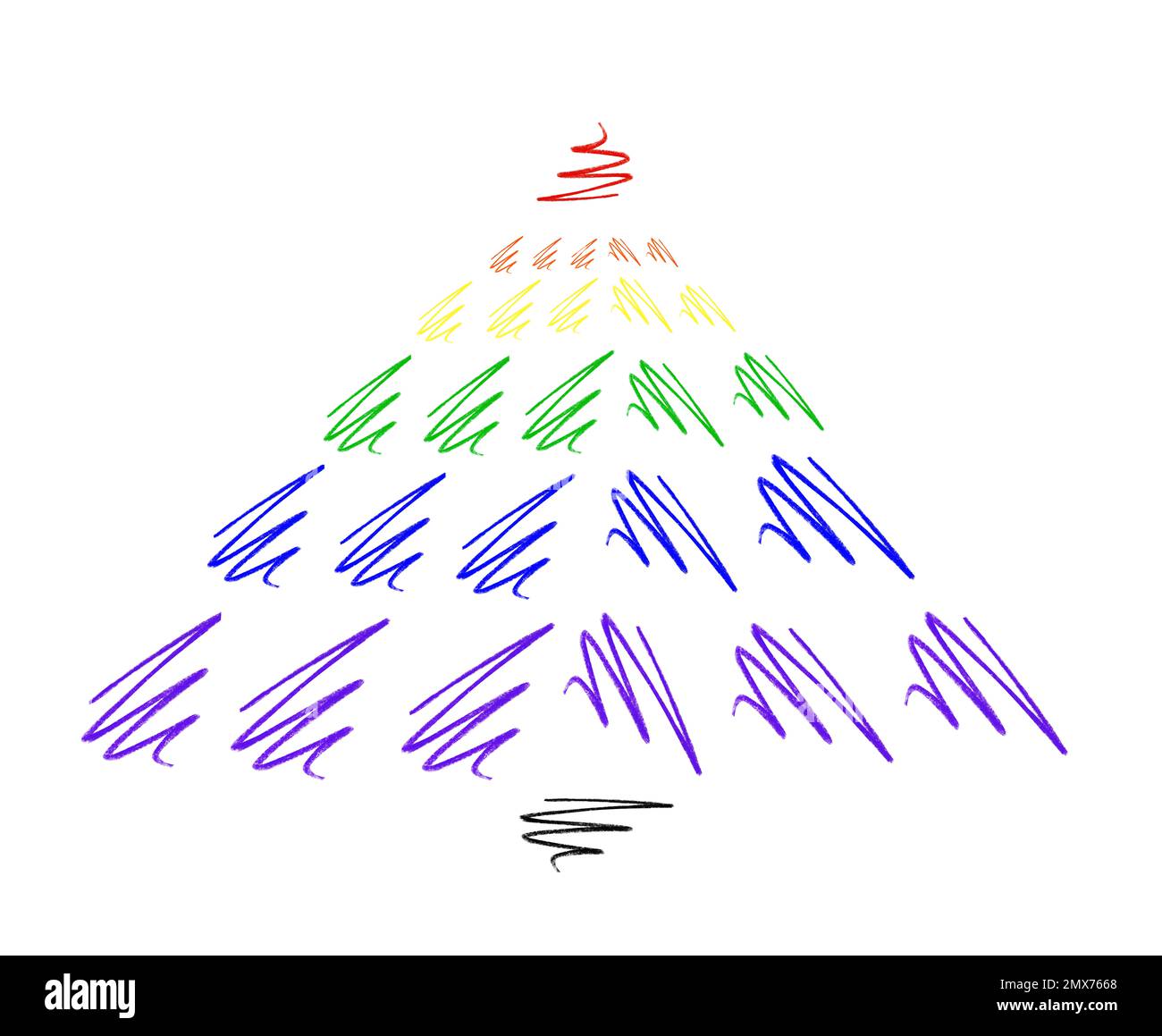 Crayon doodle background light Cut Out Stock Images & Pictures - Alamy