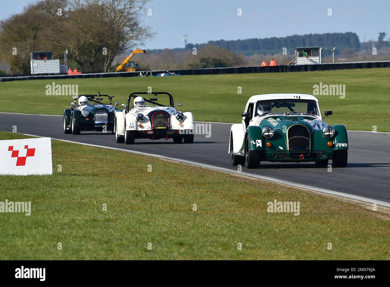 Tony Hirst, Morgan Plus 4, Morgan Challenge, two twenty minute races ...