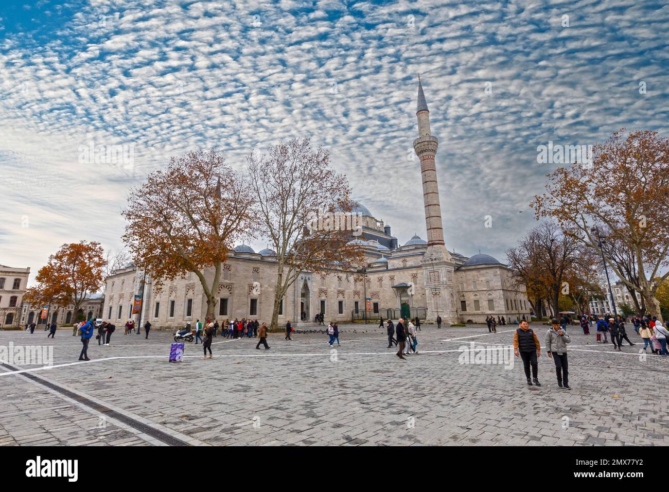 Beyazit Mosque - 16th century Ottoman imperial mosque as seen from the ...