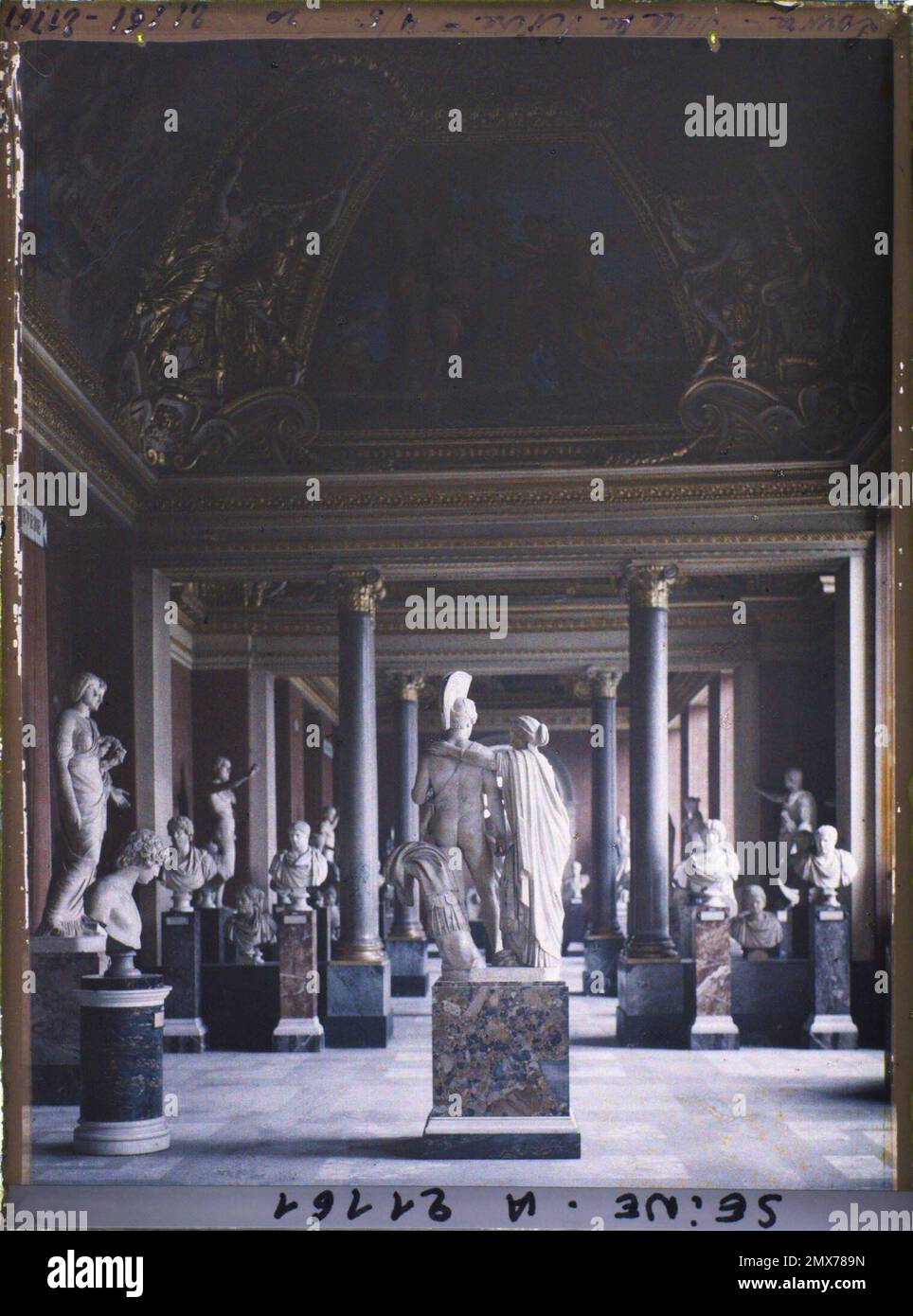 Paris (1st arr.), France Roman sculpture Salle of Septime Sévère ...