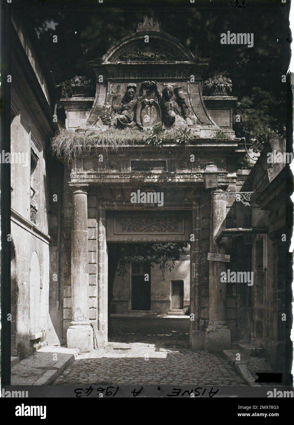 Academic institution architectural section france 17th century hi-res ...