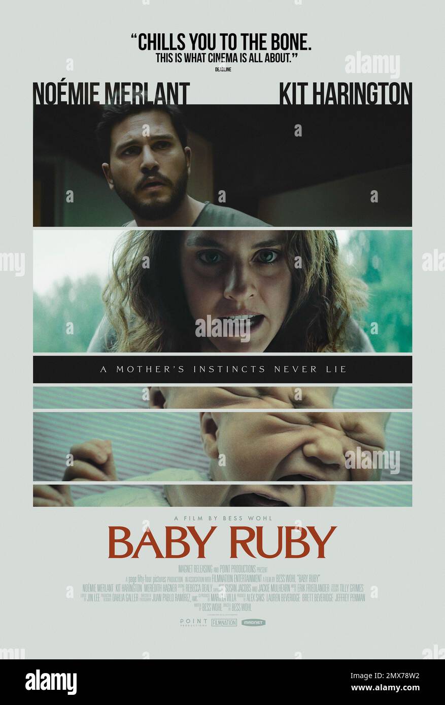BABY RUBY, poster, from top: Kit Harington, Noemie Merlant, 2022 ...