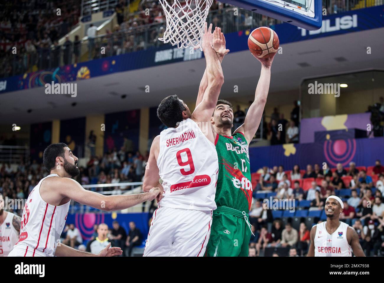 Tbilisi, Georgia, 6 September 2022. Emil Stoilov of Bulgaria in actin ...