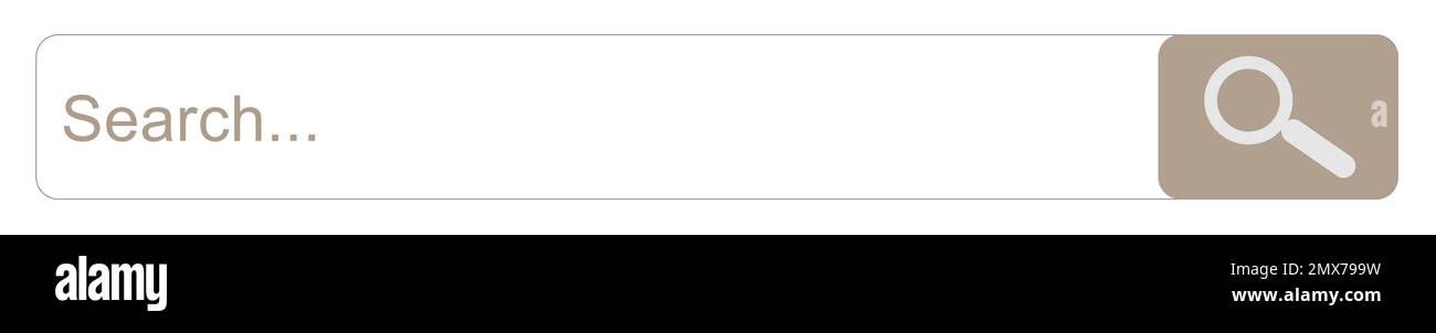 Illustration of search bar for internet browser Stock Photo - Alamy