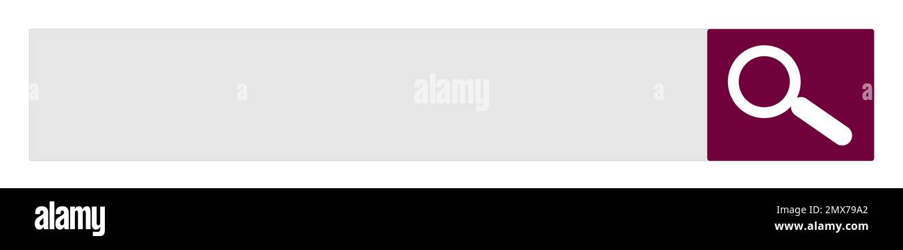 Illustration of search bar for internet browser Stock Photo - Alamy