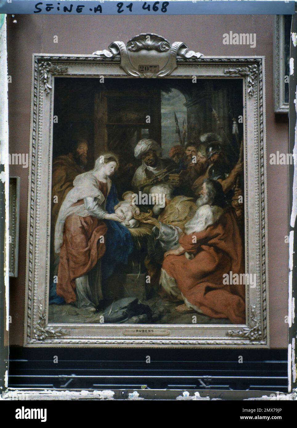 Paris (1st arr.), France The adoration of the mages, room Rubens ...