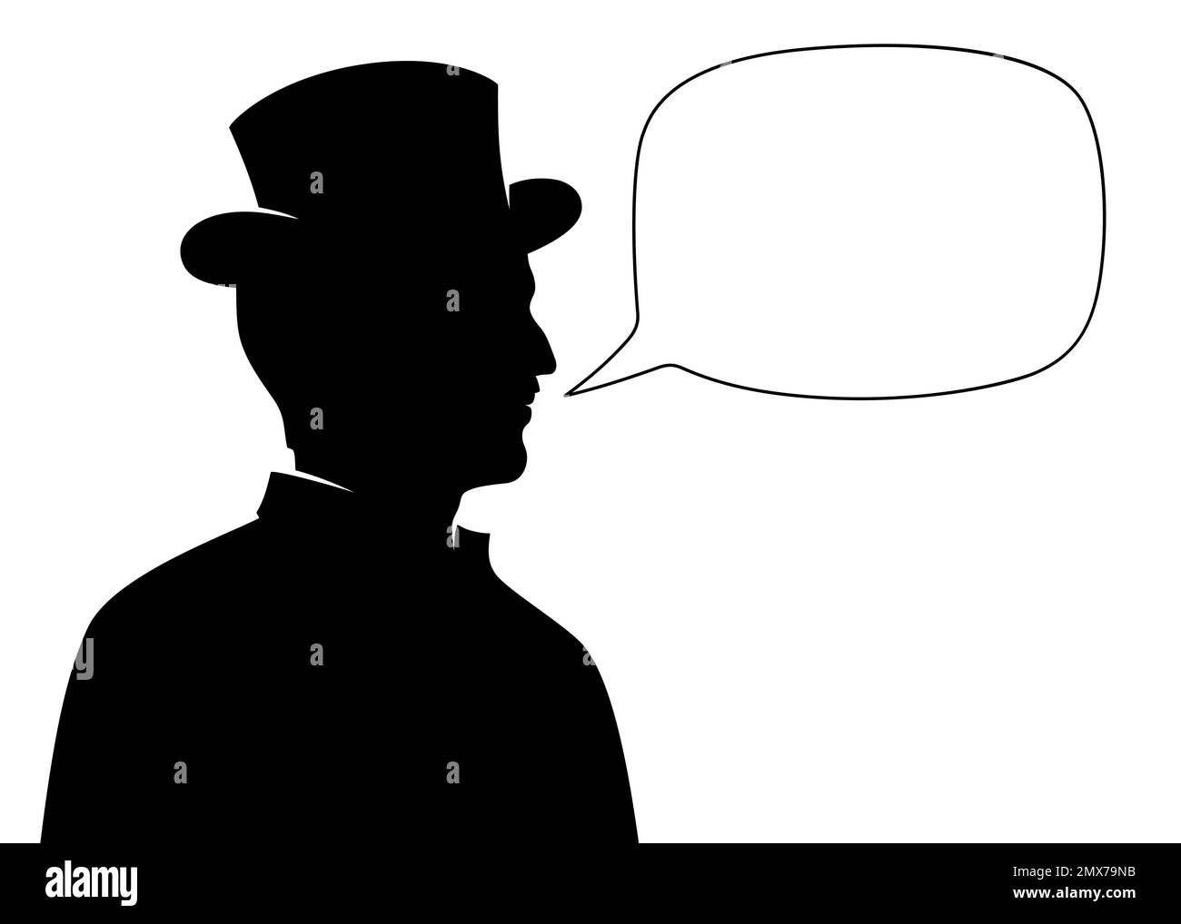 1920s Man Silhouette