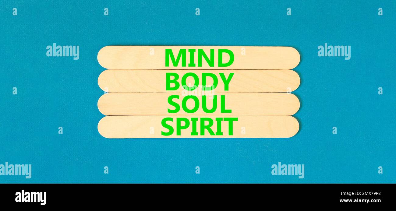 Mind body soul spirit symbol. Concept words Mind Body Soul Spirit on ...