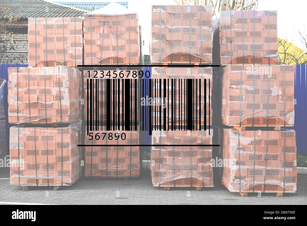 Building material with barcode hi-res stock photography and images - Alamy
