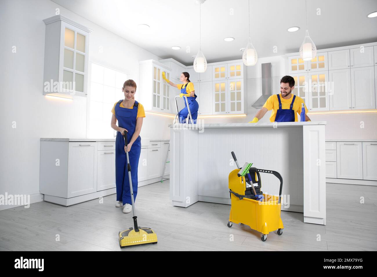 Janitors hi-res stock photography and images - Alamy
