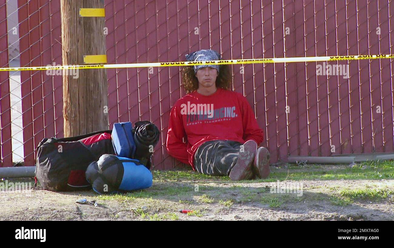 THE HATCHET WIELDING HITCHHIKER, Kai Lawrence, 2023. © Netflix ...