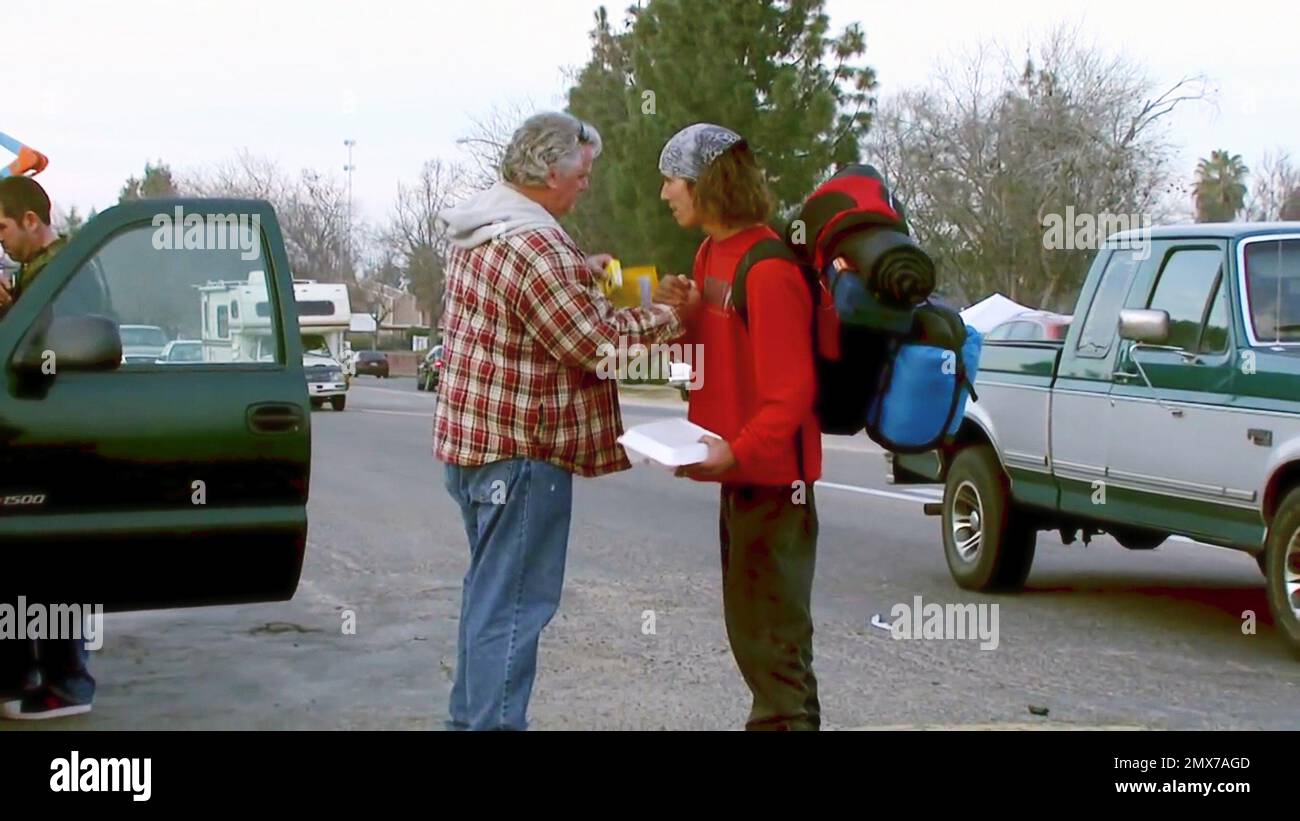 The Hatchet Wielding Hitchhiker Kai Lawrence Right 2023 © Netflix