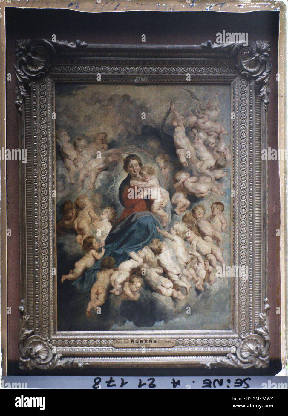 Paris (1st arr.), France The Virgin and Child surrounded by innocent ...