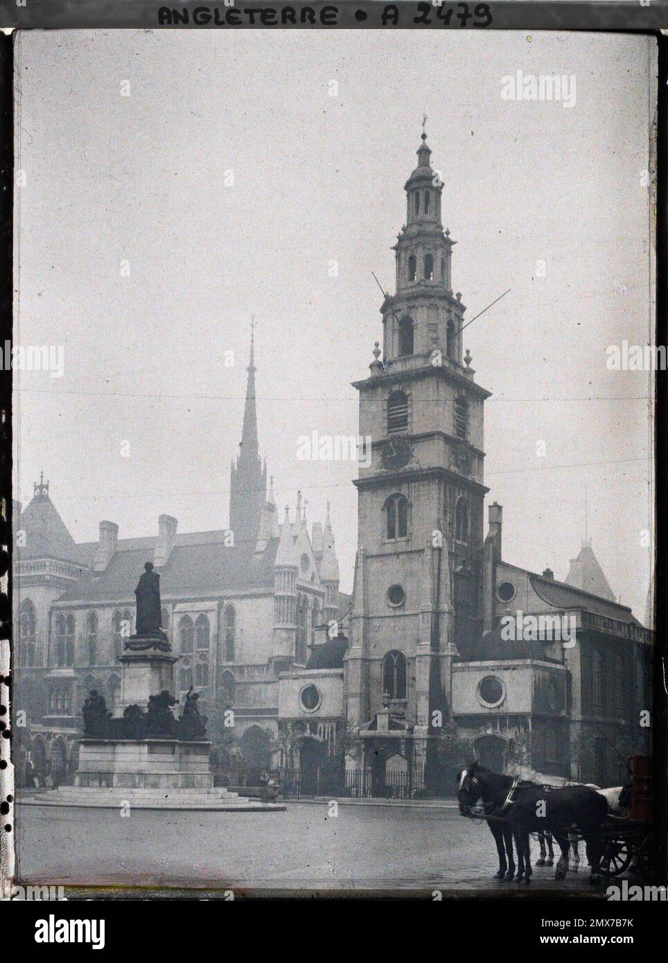 London, England St Clement Danes , 1913 - England - Auguste Léon ...