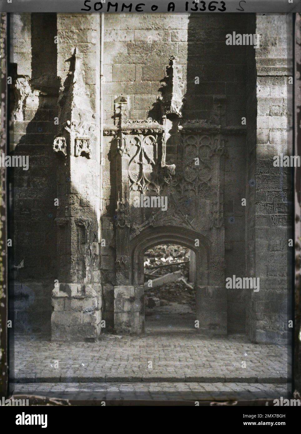 Roye, Somme, France , 1917 - Devastated regions, Somme, Oise, Aisne ...